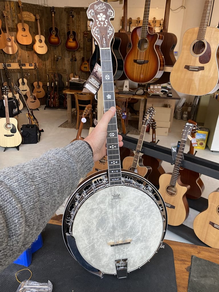Barnes & Mullins BJ504BW Empress Tenor Banjo - LP Guitars